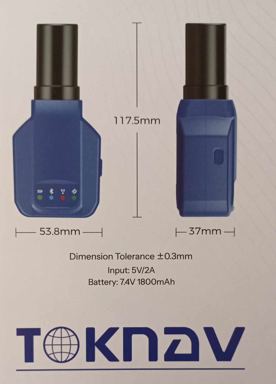 GPS GSM Rover : TOKNAV P8 Portable GNSS Receiver