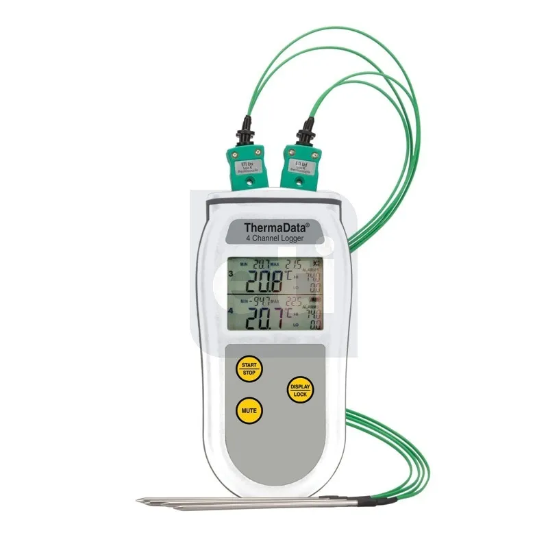 Καταγραφικά Θερμοκρασίας & Υγρασίας : ThermaData 4 Channel Data Logger